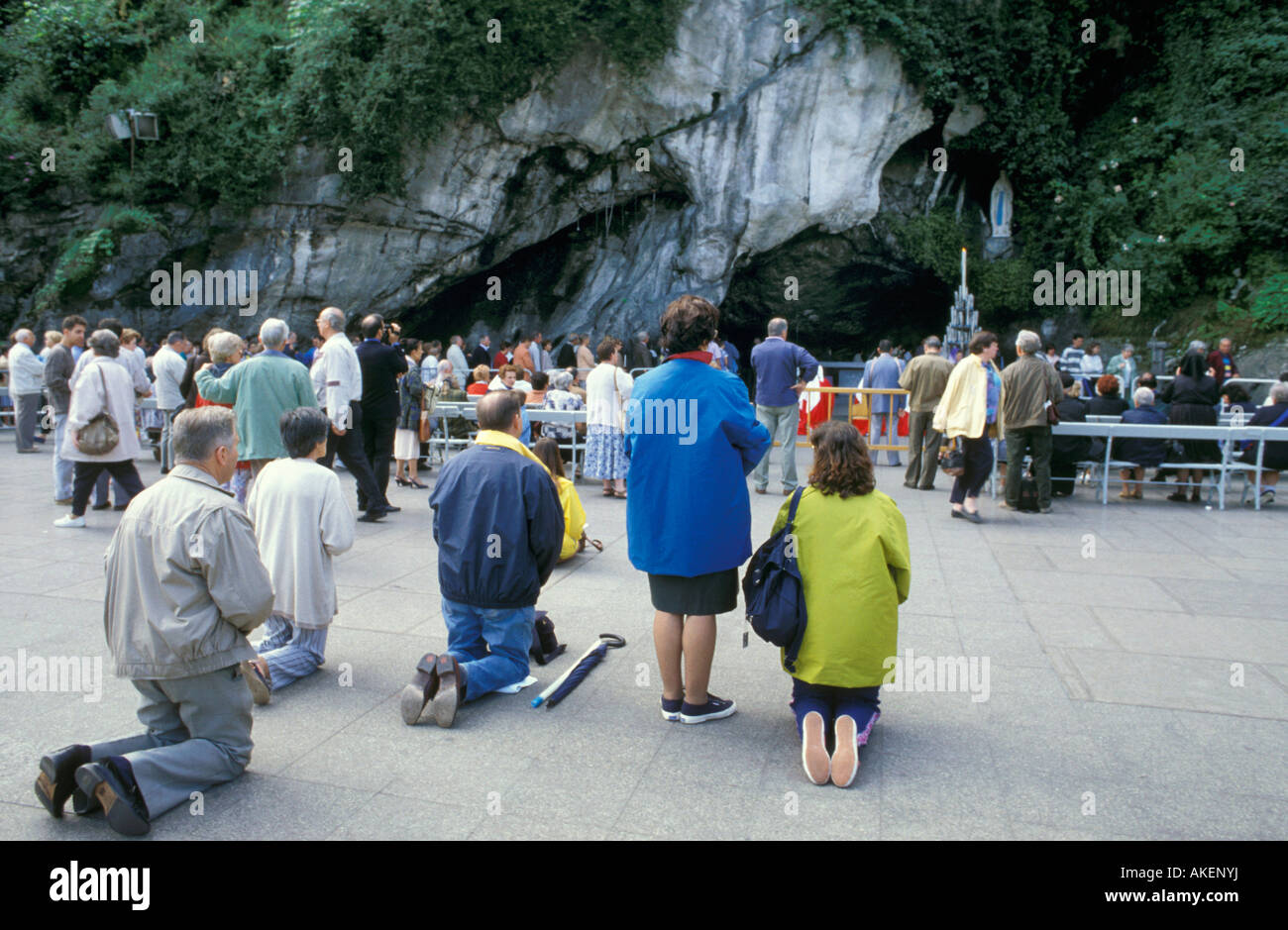 massabielle cave, lourdes, france Stock Photo - Alamy