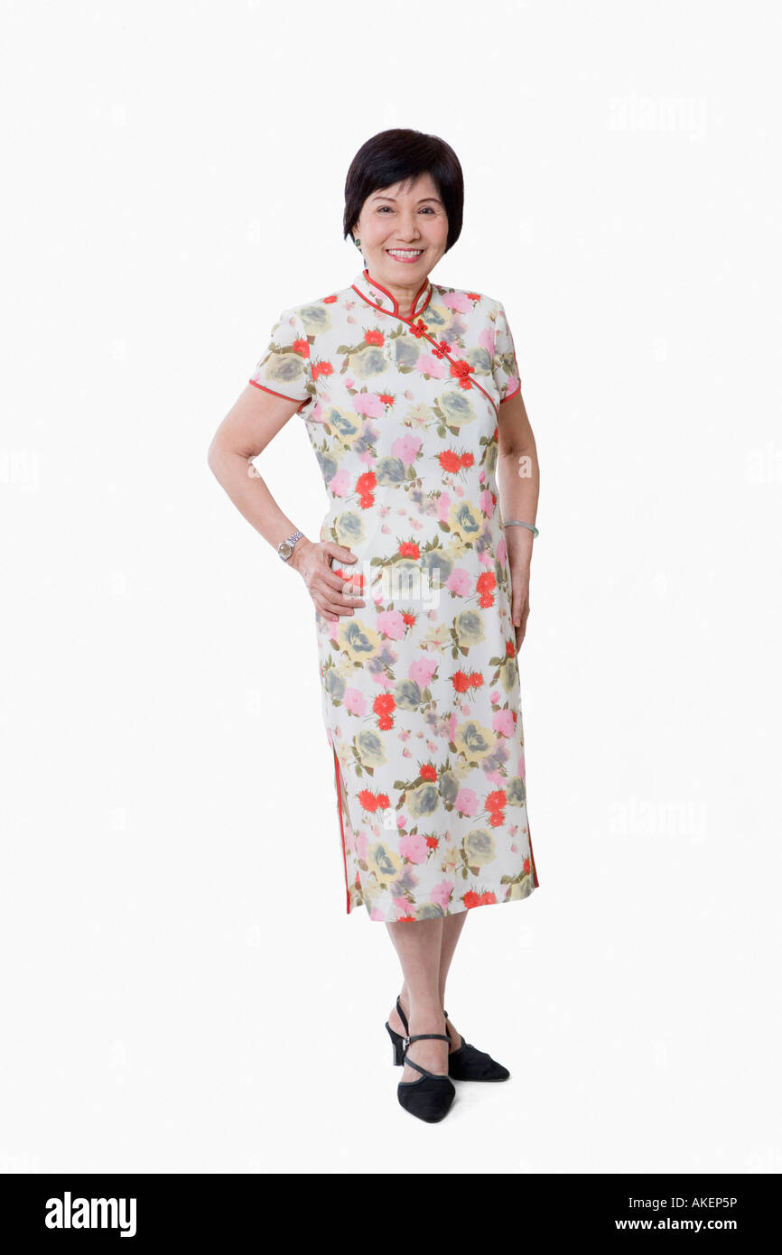 Front view old smiling Cut Out Stock Images & Pictures - Alamy