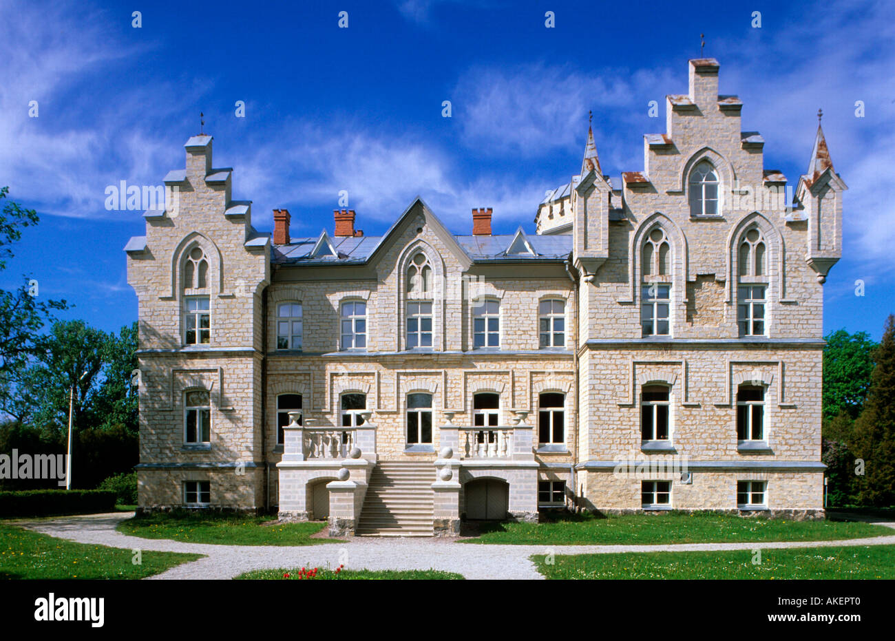 Estland, Vasalemma (Wassalem), Gutshof der Familie von Ramm, erbaut in ...