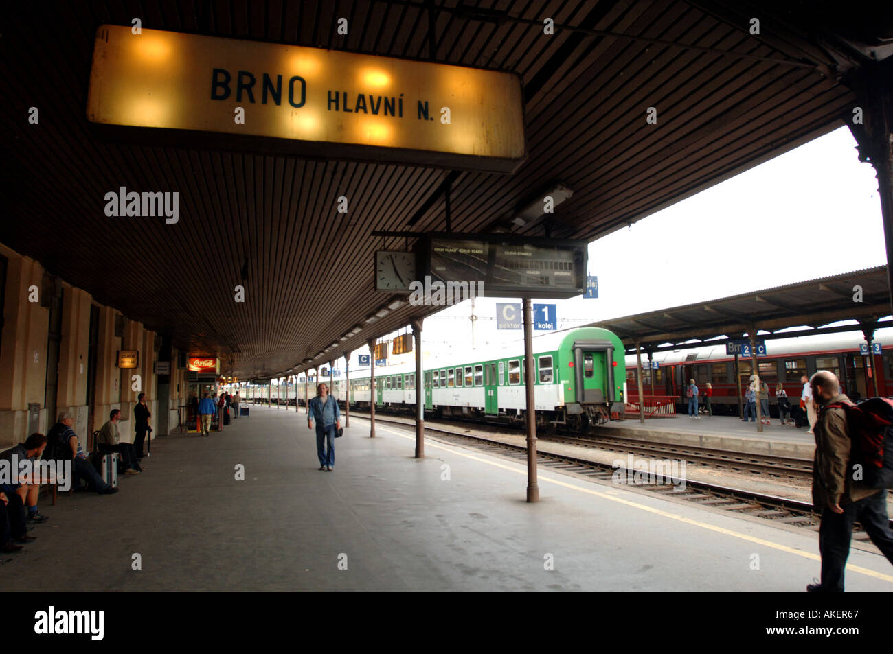 Brno main railway station hi-res stock photography and images - Alamy
