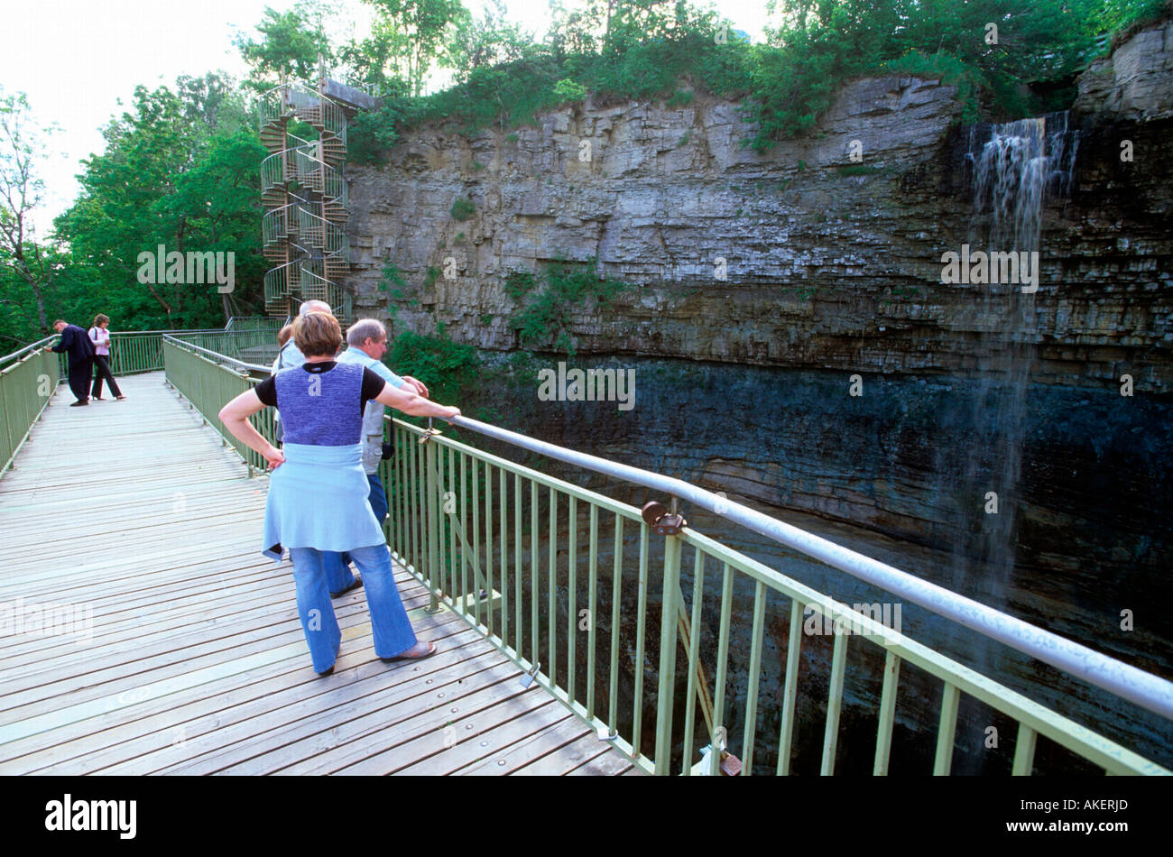 Estland, Wasserfall von Valaste Stock Photo - Alamy