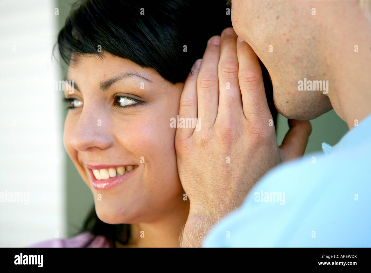 Young woman confessing hi-res stock photography and images - Alamy