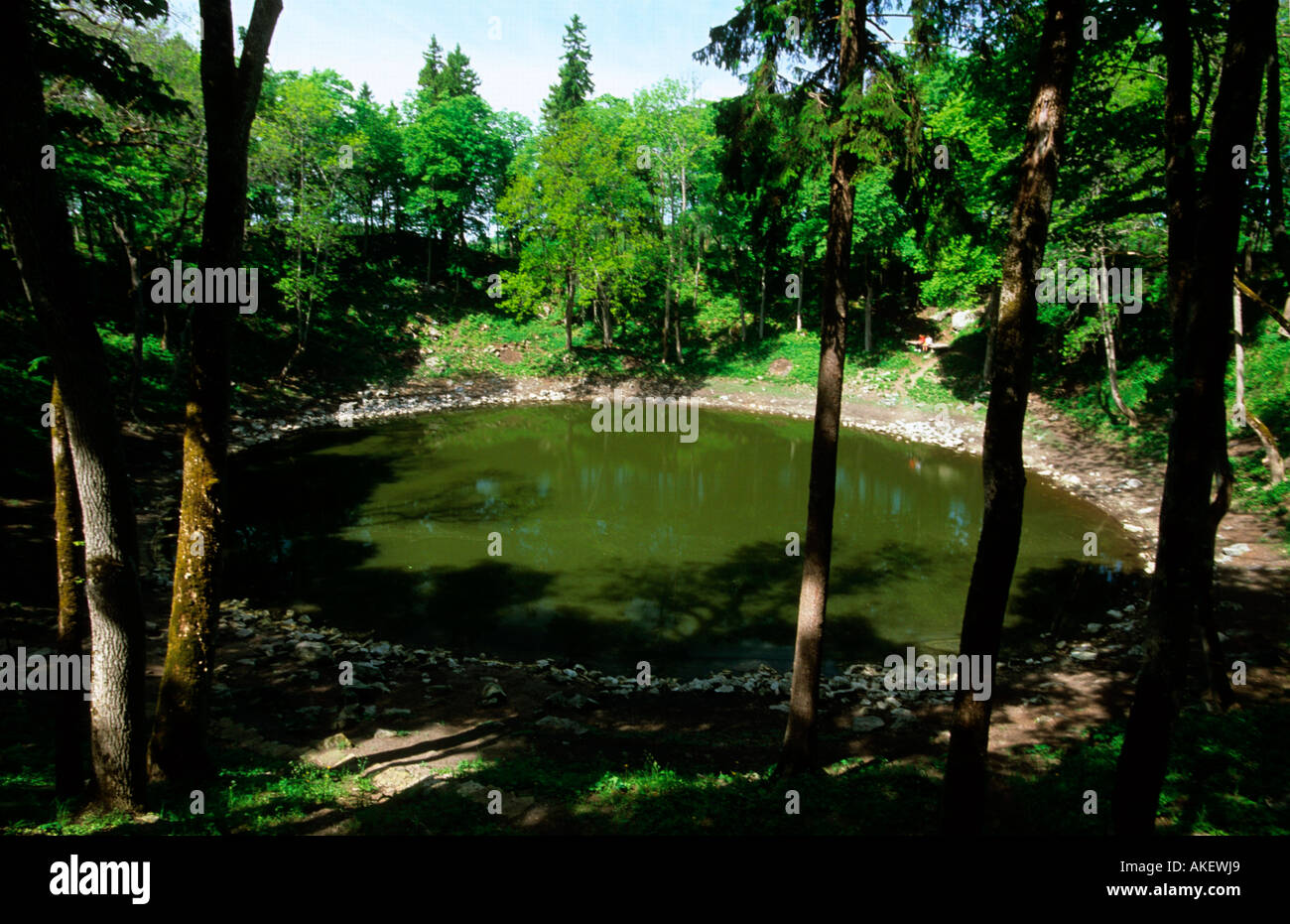 Estland, Insel Saaremaa, Kaali, Meteoritenkrater Stock Photo - Alamy