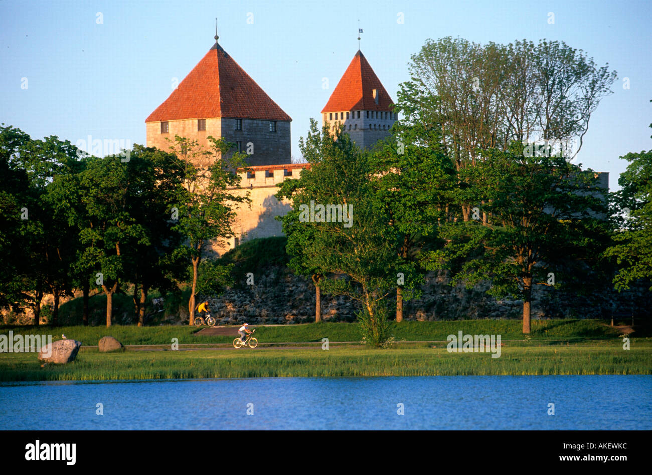 Estland, Insel Saaremaa, Kuressaare (Arensburg), Arensburg Stock Photo ...