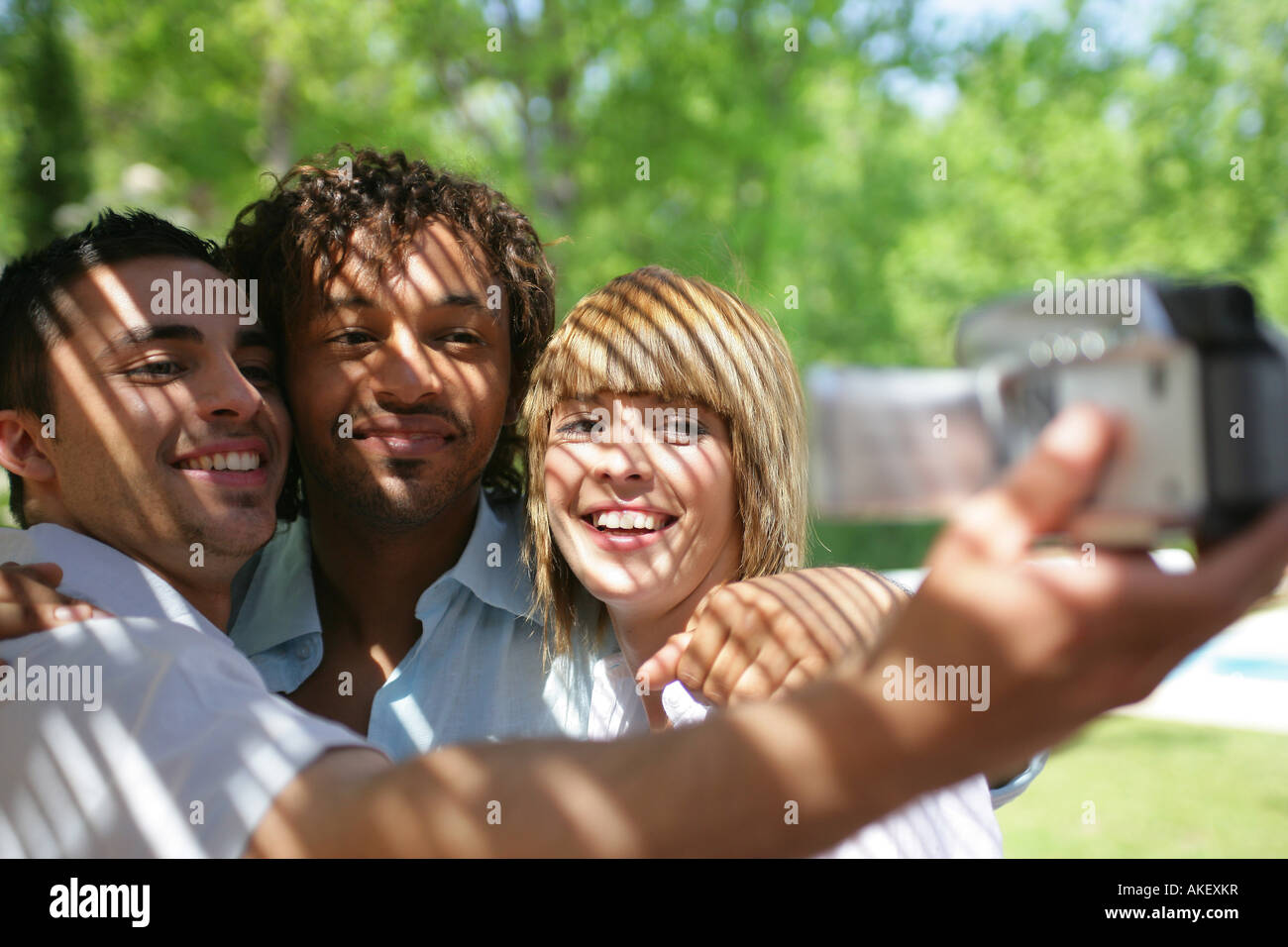 friends with camera Stock Photo - Alamy