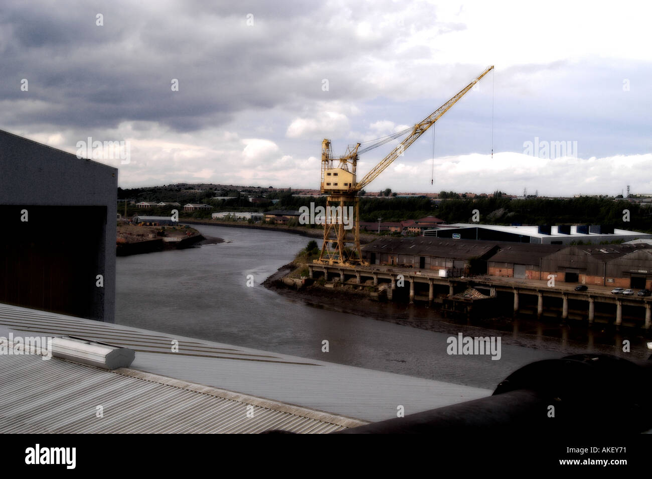 A view north west over the river wear from The Queen Alexandra Bridge ...