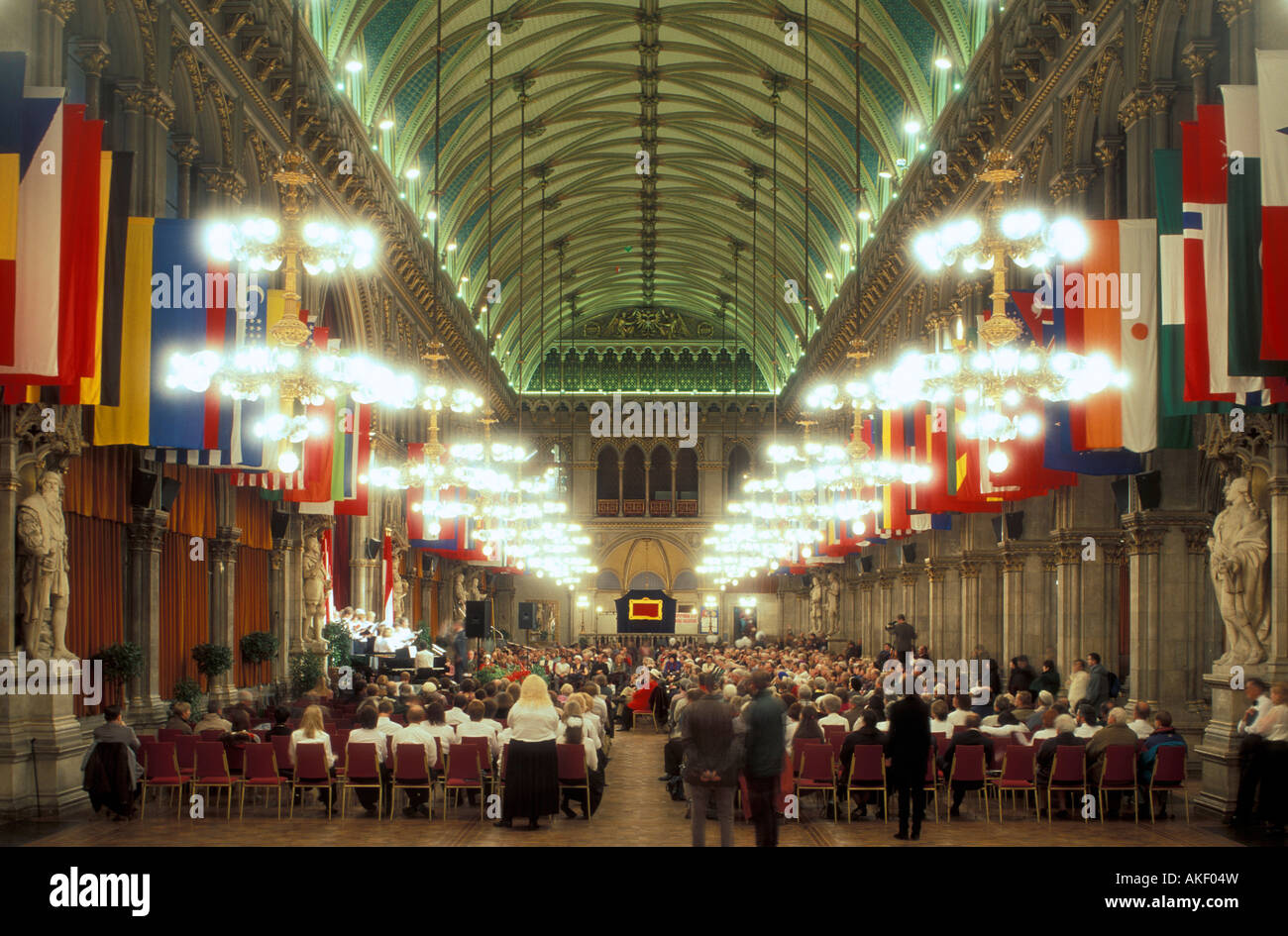 inside rathaus, vienna, austria Stock Photo - Alamy