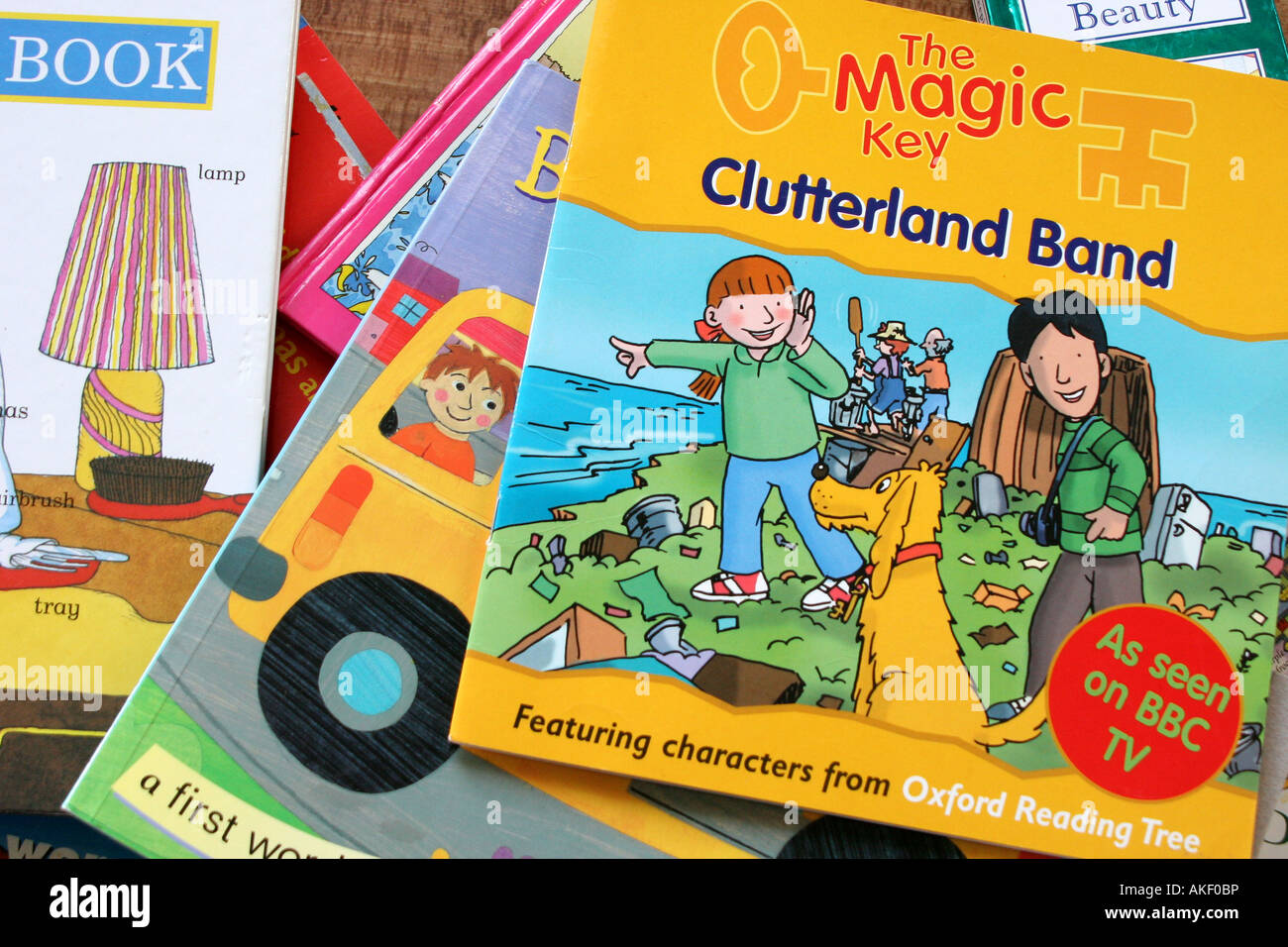 Childrens books at a book sale Stock Photo - Alamy
