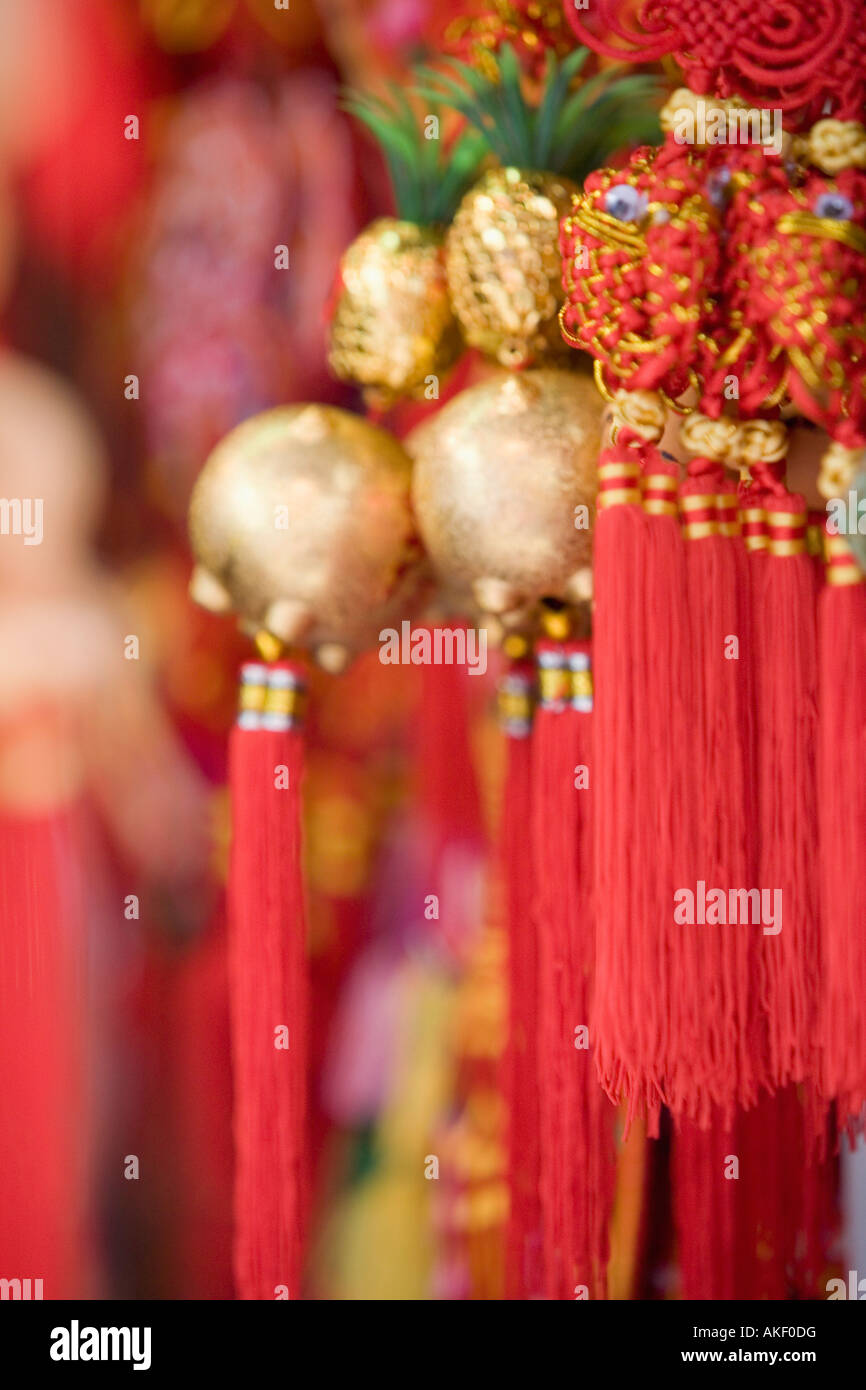 Close-up of good luck charms in a market stall Stock Photo - Alamy