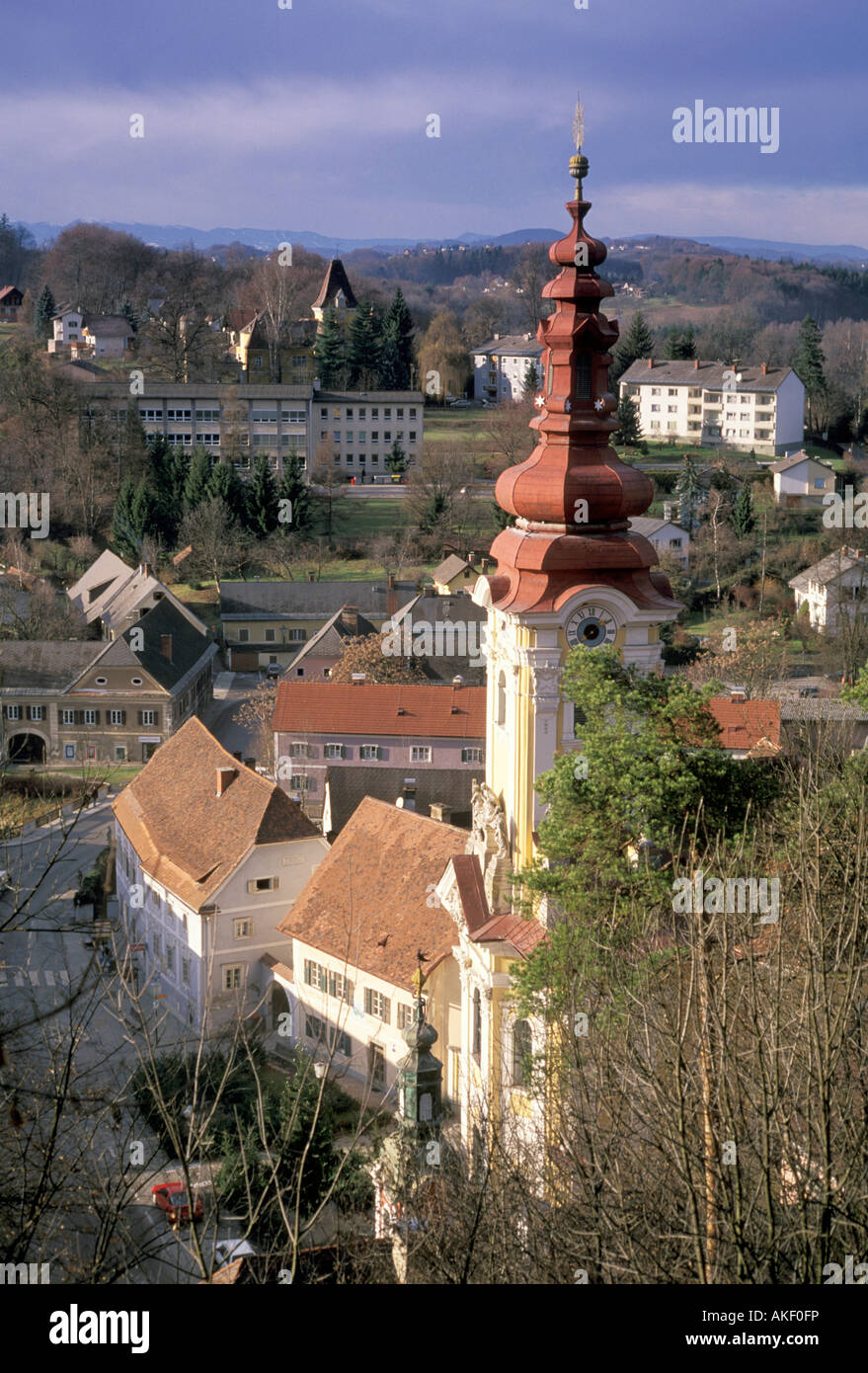 village view, ehrenhausen, austria Stock Photo - Alamy