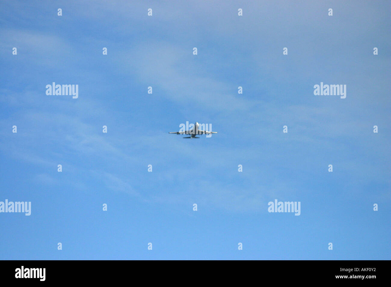 Airplane on the distance Stock Photo - Alamy