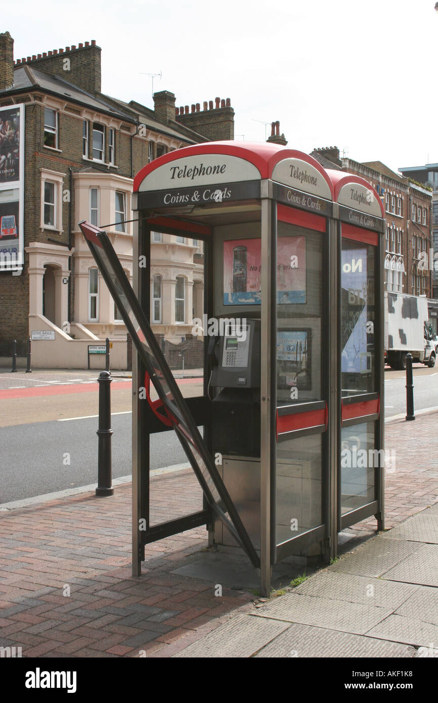 Broken phone box london hi-res stock photography and images - Alamy