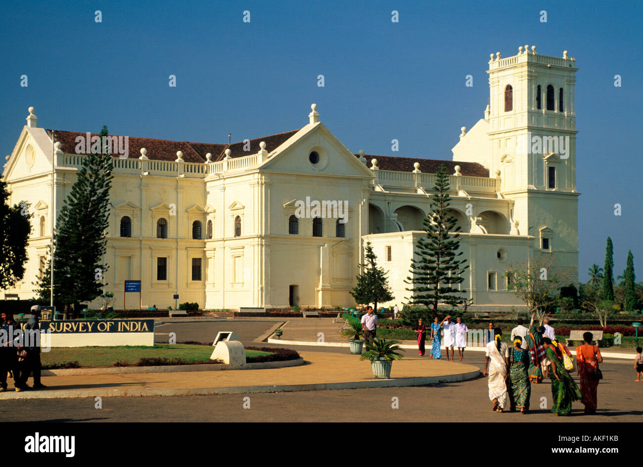 Indien, Goa, District Tiwadi, Old Goa, Se Kathedrale Stock Photo - Alamy