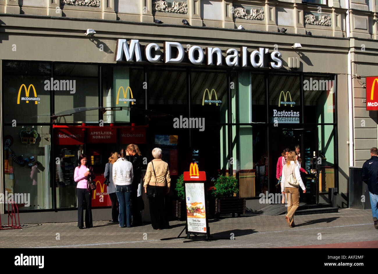 Mcdonalds riga hi-res stock photography and images - Alamy