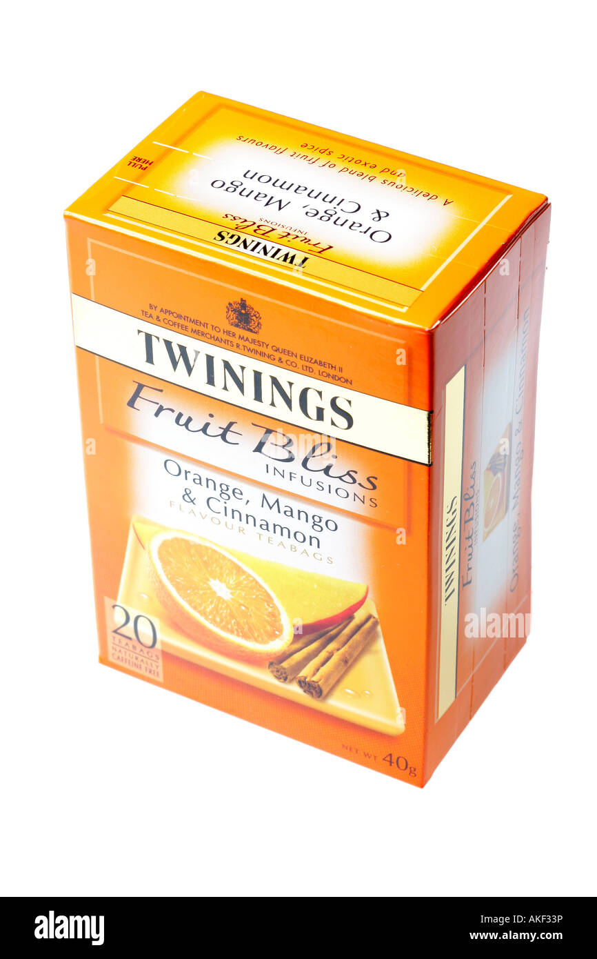 Orange Mango and Cinnamon Tea Stock Photo - Alamy