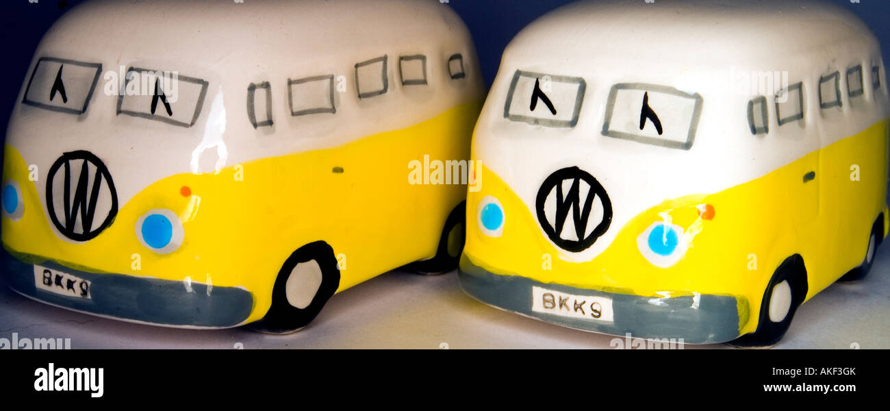 A stock Photograph of two model VW Vans Stock Photo - Alamy