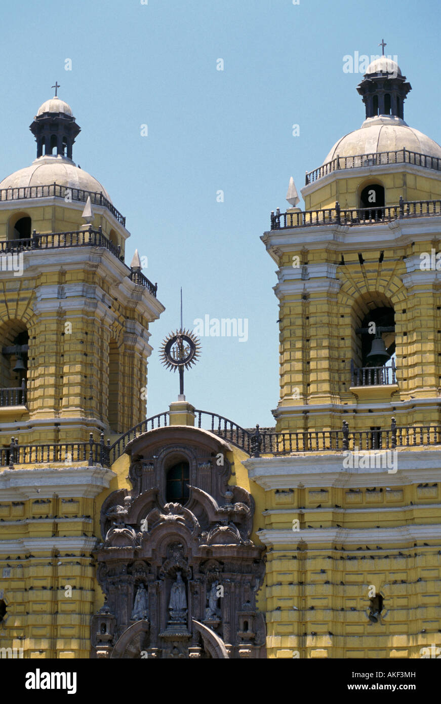 st. francisco assisi convent, lima, peru Stock Photo - Alamy