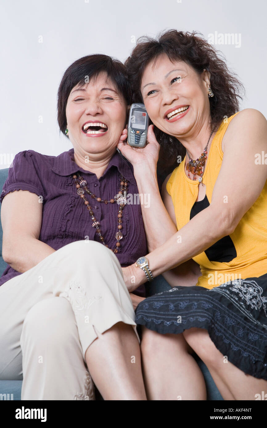 Elderly Chinese Women Talking High Resolution Stock Photography and ...