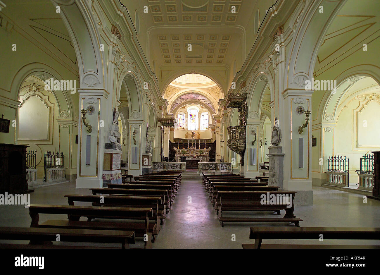 Cathedral, Nusco, Irpinia, Campania, Italy Stock Photo - Alamy