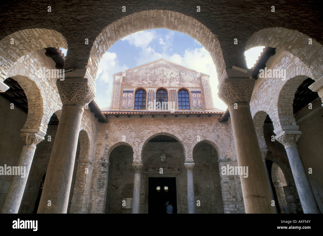 saint eufrasia basilica, porec, croatia Stock Photo - Alamy