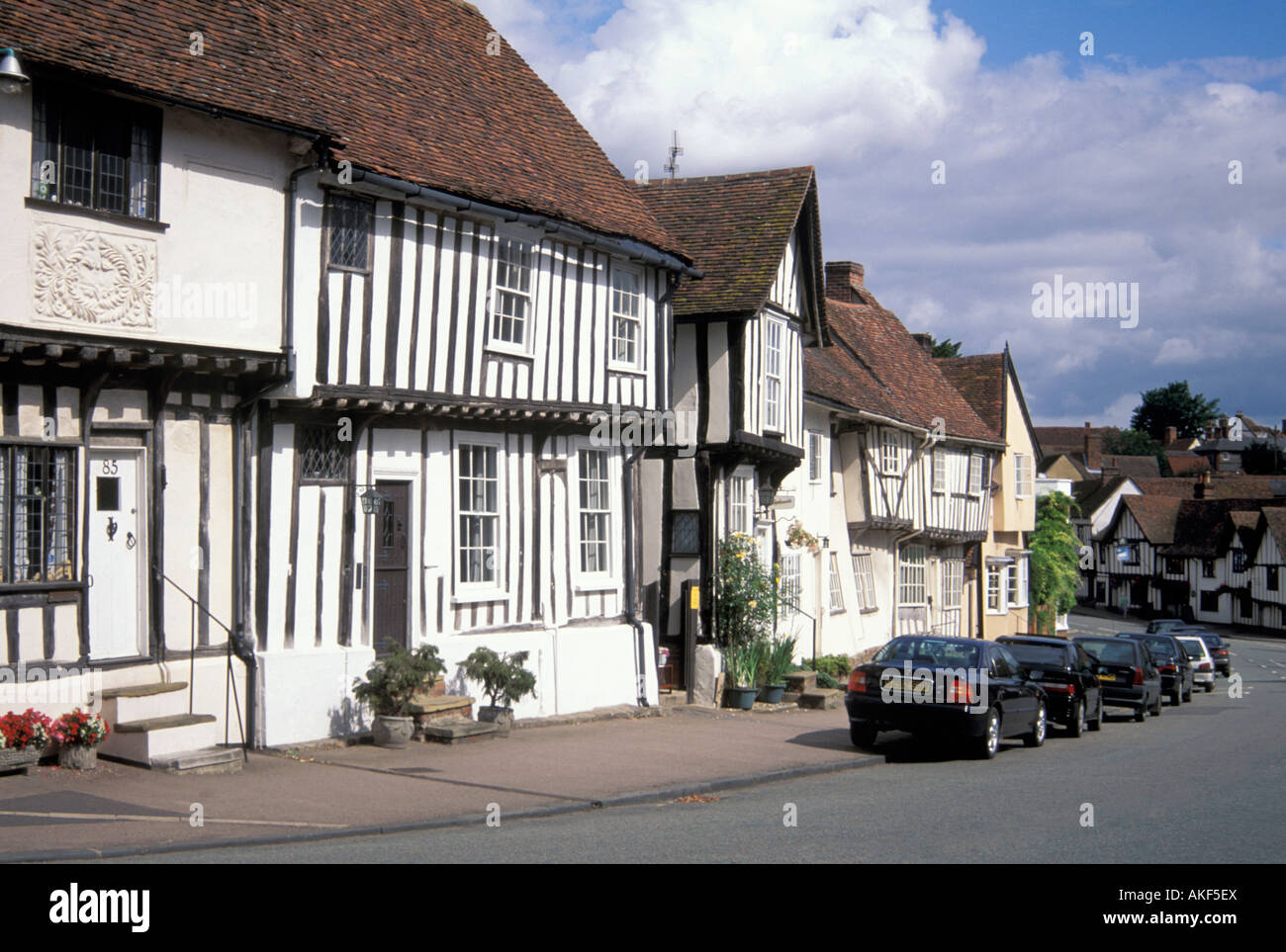 historical centre, lavenham, great britain Stock Photo - Alamy
