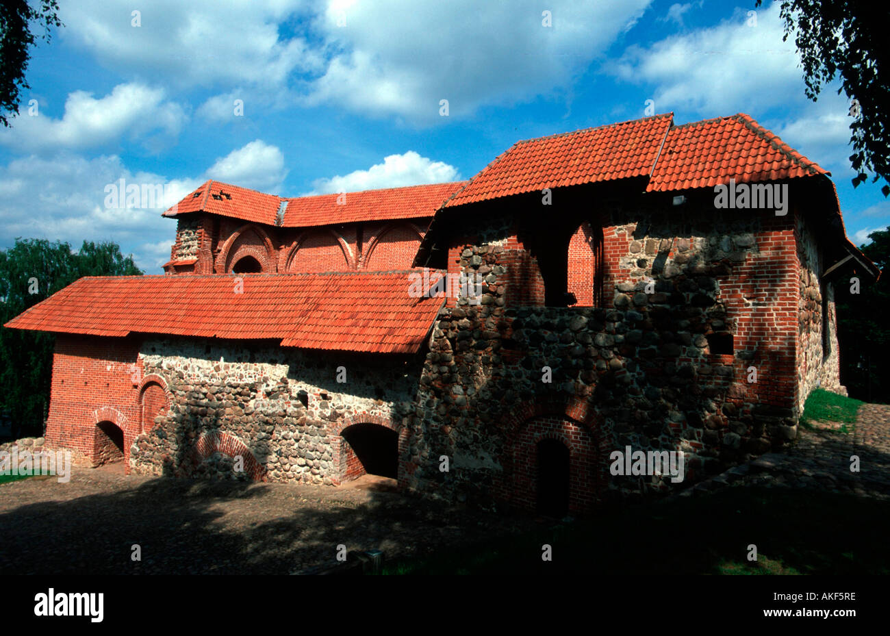 Osteuropa, Litauen, Vilnius, Obere Burg auf dem Gediminasberg Stock ...