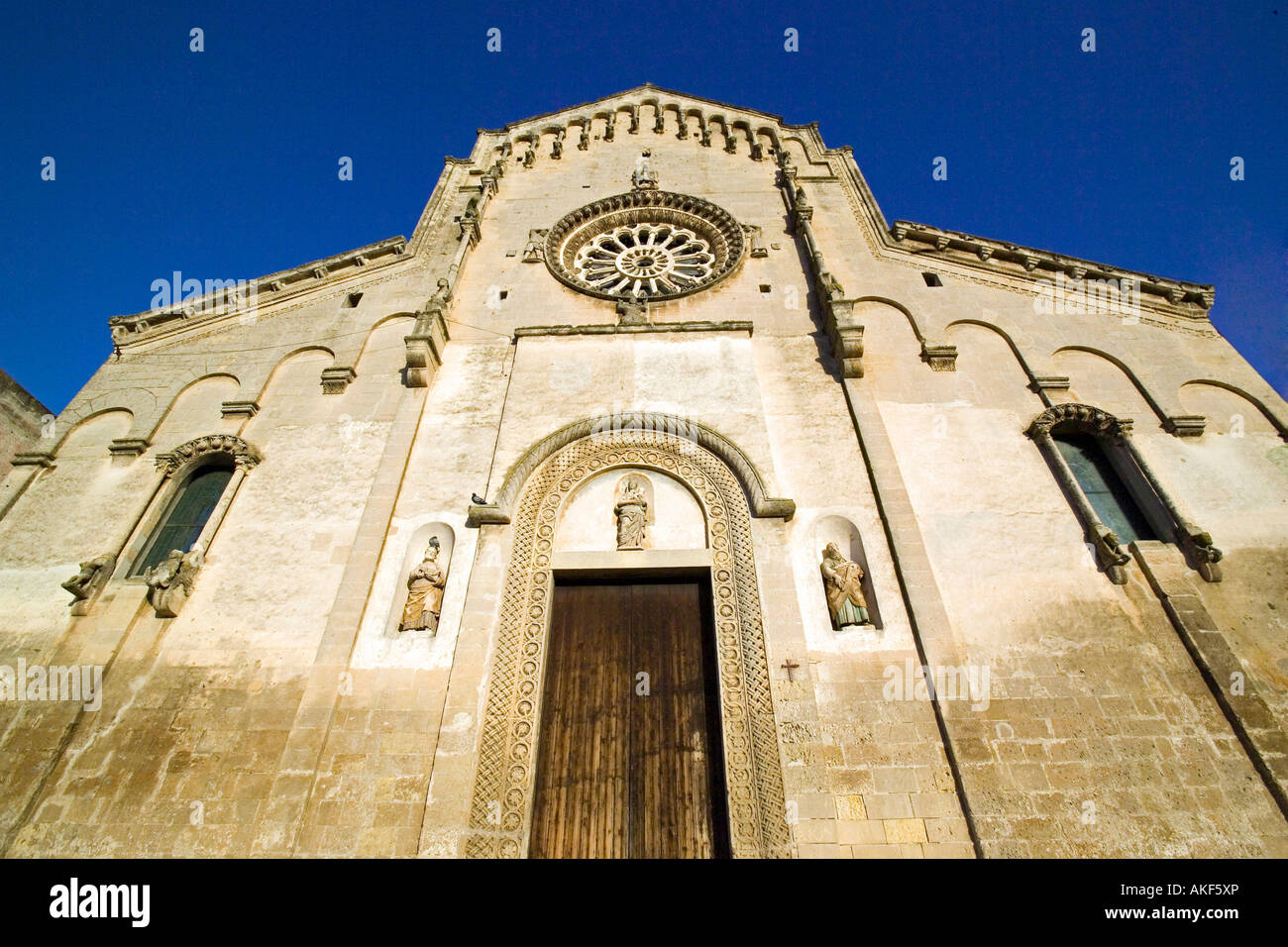 Santa Maria della Bruna cathedral, Matera, Basilicata, Italy Stock ...