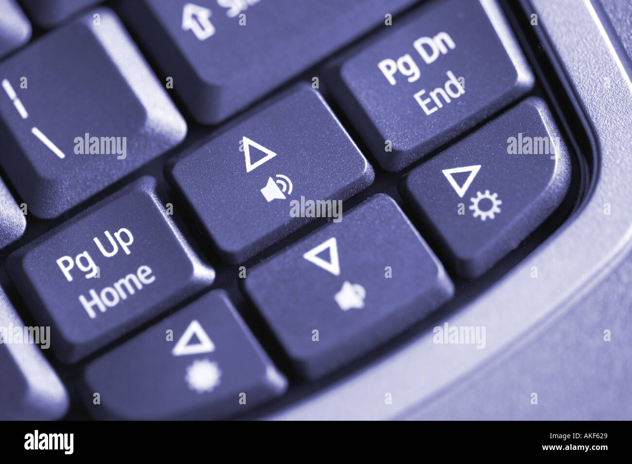 Arrow keys on laptop computer Stock Photo - Alamy