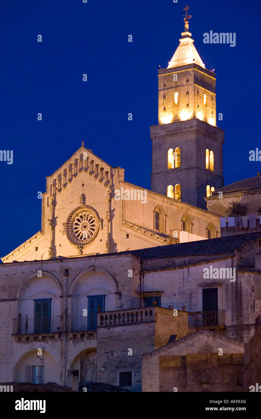 Santa Maria della Bruna cathedral, Matera, Basilicata, Italy Stock ...