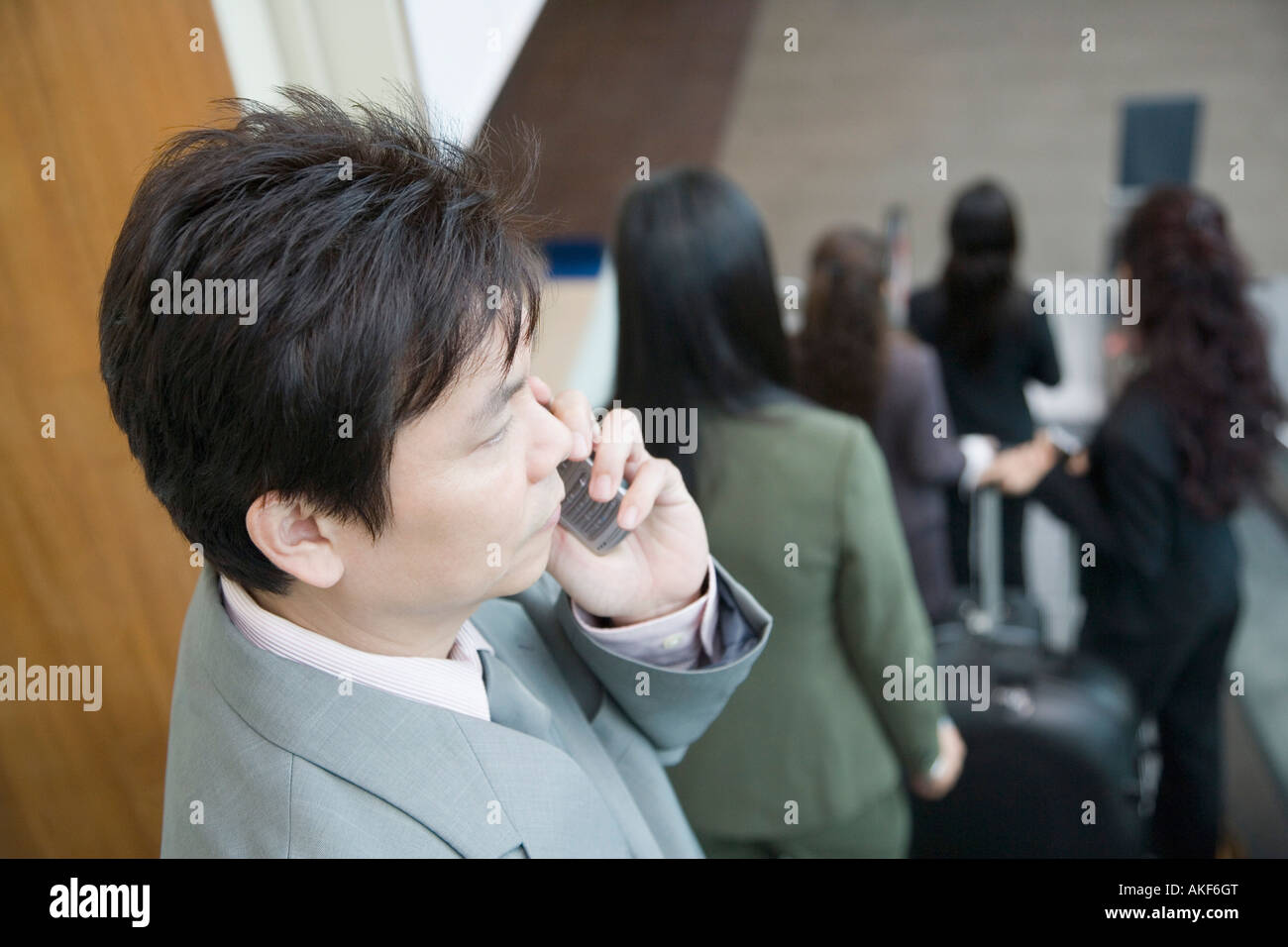 High angle profile view of men hi-res stock photography and images - Alamy