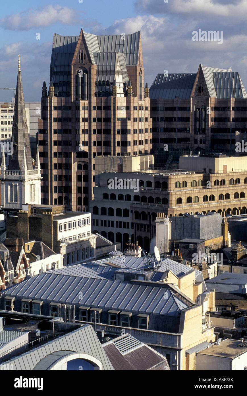 city view from the monument, london, great britain Stock Photo - Alamy
