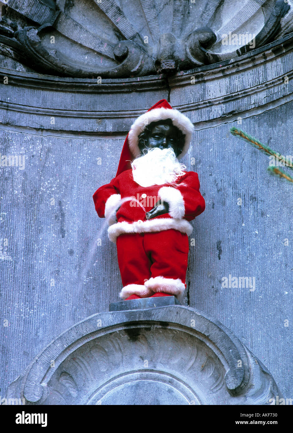 Brussels, Manneken Pis Stock Photo - Alamy