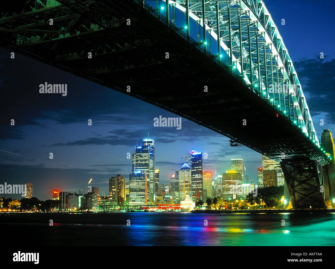 Harbour Bridge, Night Stock Photo - Alamy