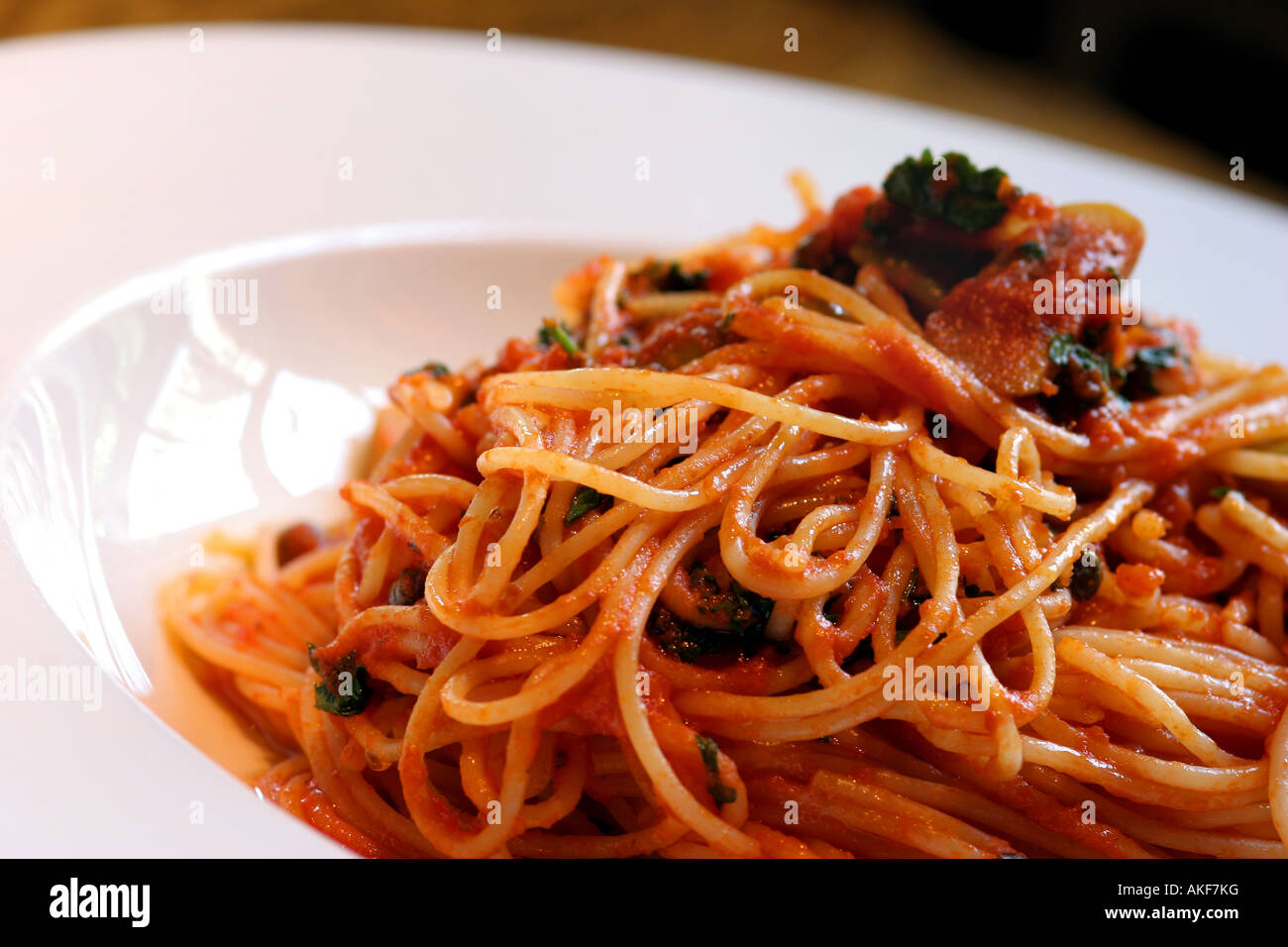 bowl of italian spaghetti pasta Stock Photo - Alamy