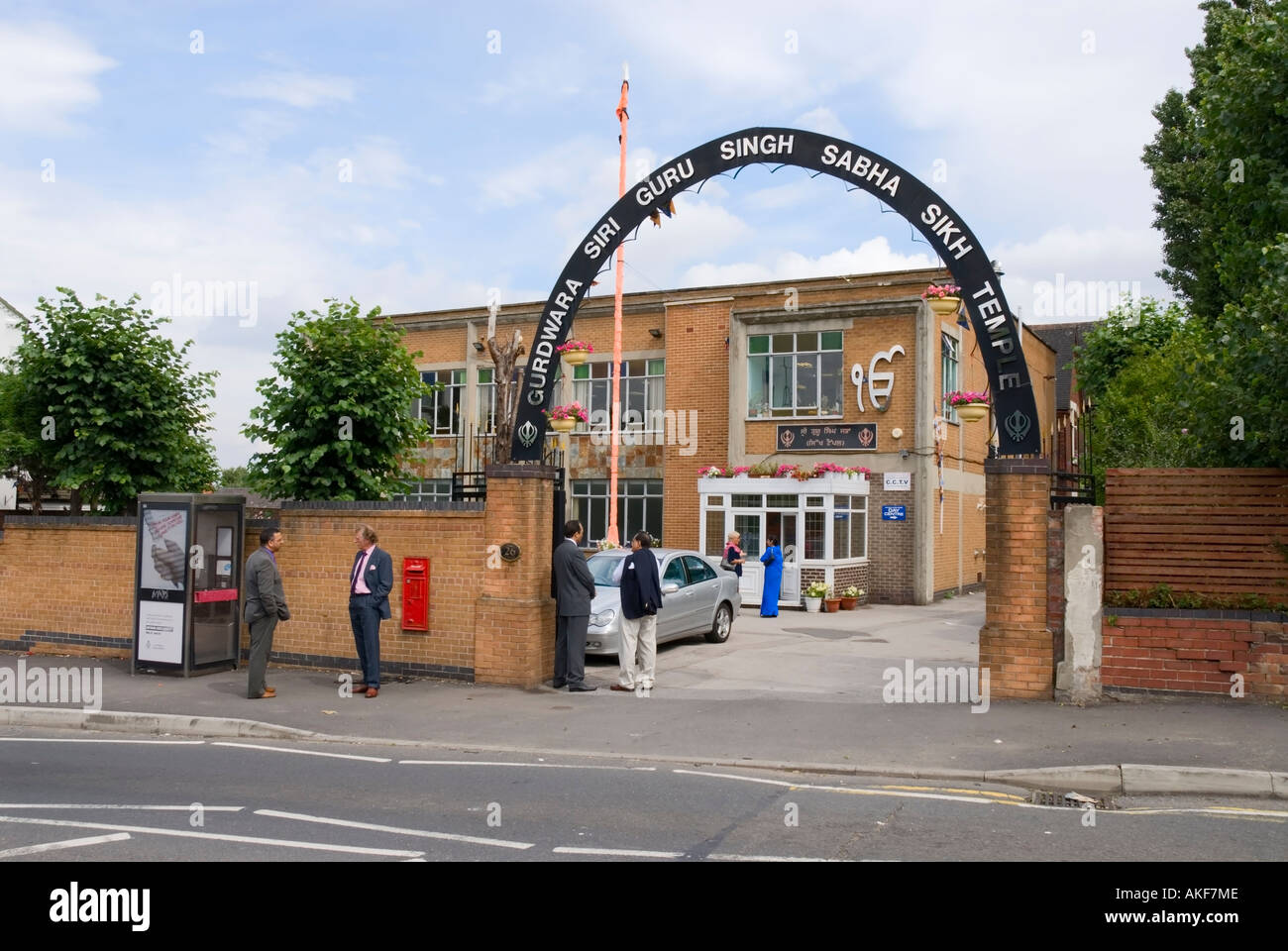 Siri Guru Singh Sabha Sikh Temple in Nottingham Stock Photo - Alamy
