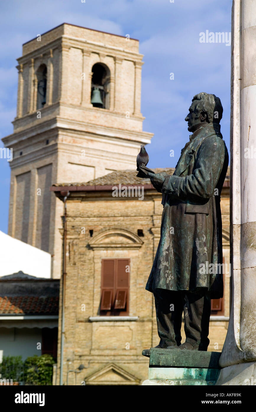 Foreshortening, Santa Maria Maggiore church, Rossetti square, Vasto ...