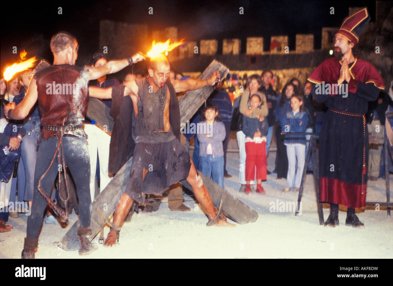 medieval market, obidos, portugal Stock Photo - Alamy
