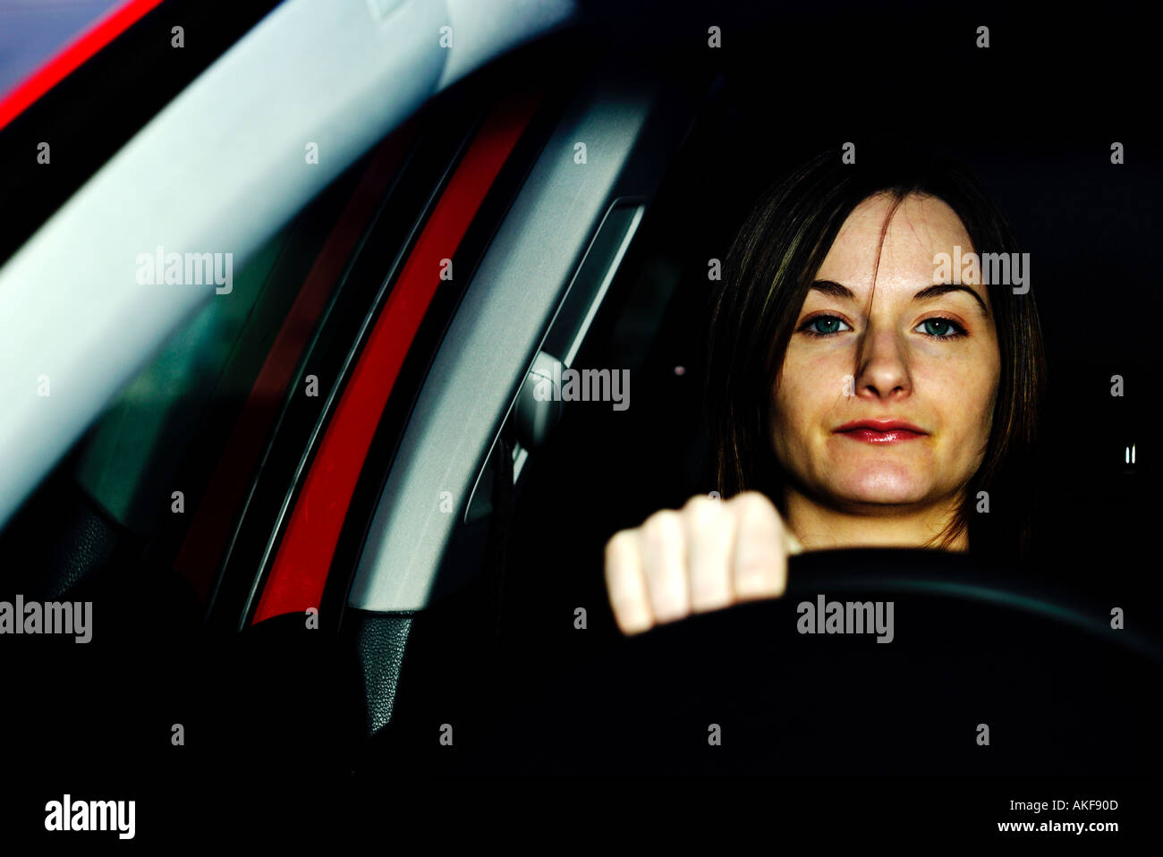 Vw golf lady driver hi-res stock photography and images - Alamy