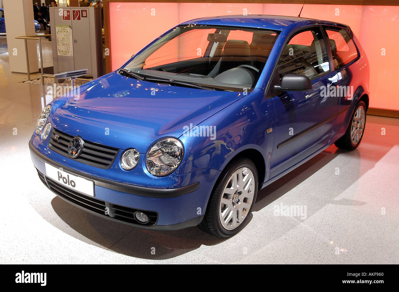 2004 vw lupo at the geneva motor show Stock Photo - Alamy