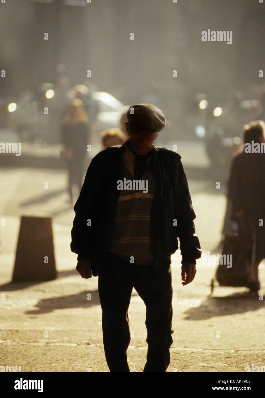 Silhouette of Frenchman Stock Photo - Alamy