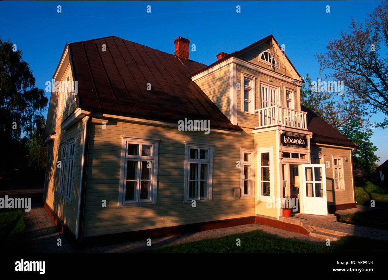 Osteuropa, Litauen, Hotel Labanoras im Ort Labanoras im Labanoras ...