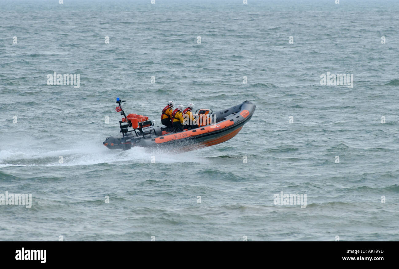 Inshore lifeboat Folkestone Kent UK Stock Photo - Alamy