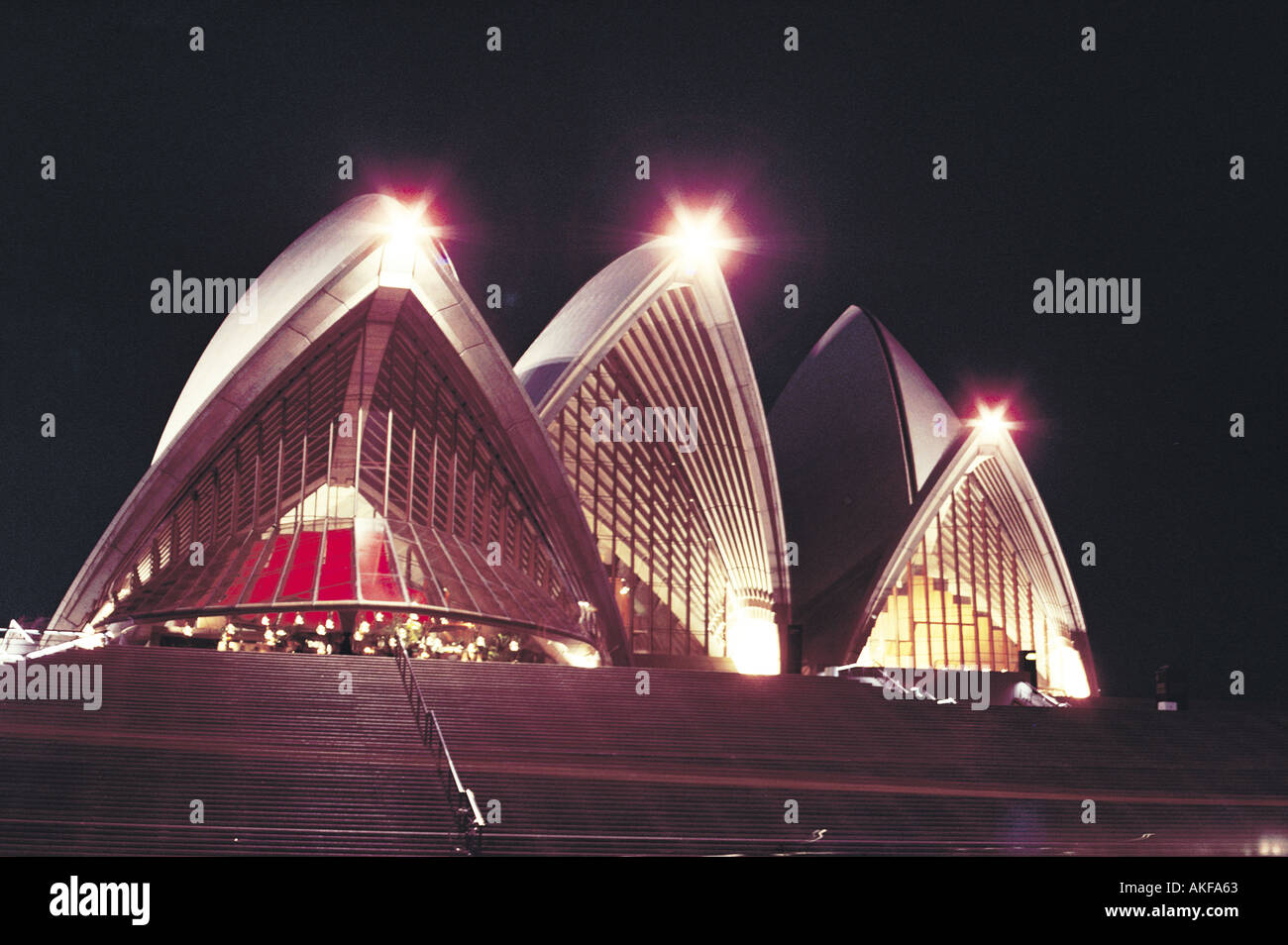 Sydney Opera House at Night Stock Photo - Alamy