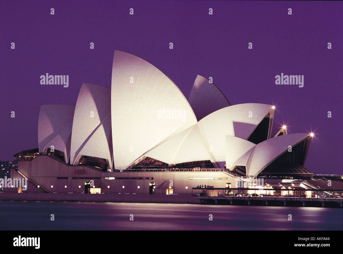 Sunset at Sydney Opera House Stock Photo - Alamy