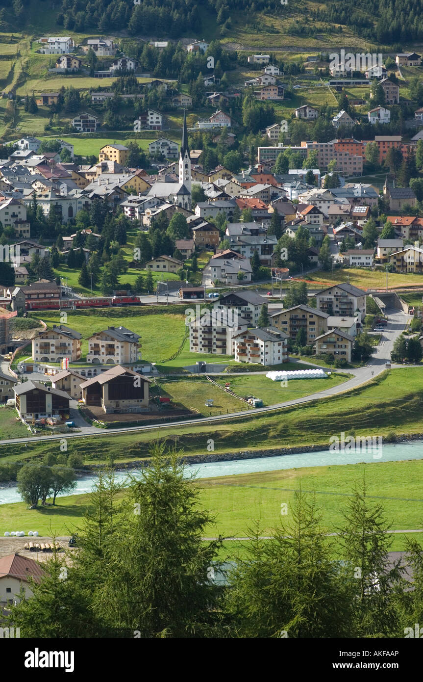 village view, zuoz, switzerland Stock Photo - Alamy