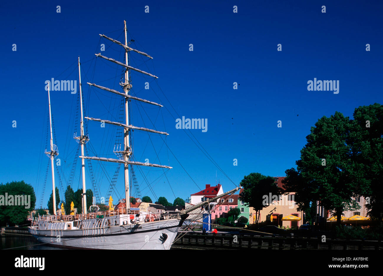 Klaipeda, die 1848 in Finnland gebaute Dreimast-Bark 'Meridianas', die ...