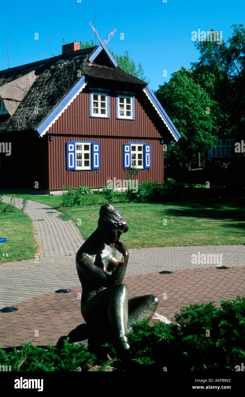 Osteuropa, Litauen, kurische Nehrung, Nida (Nidden), Haus im ...