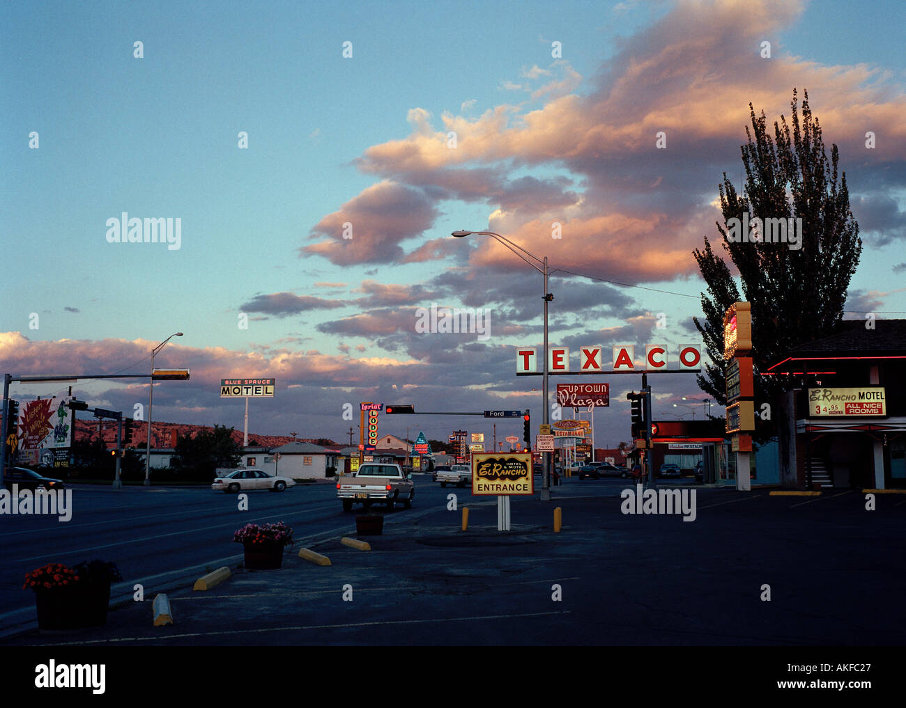Texaco gas station Arizona USA Stock Photo - Alamy