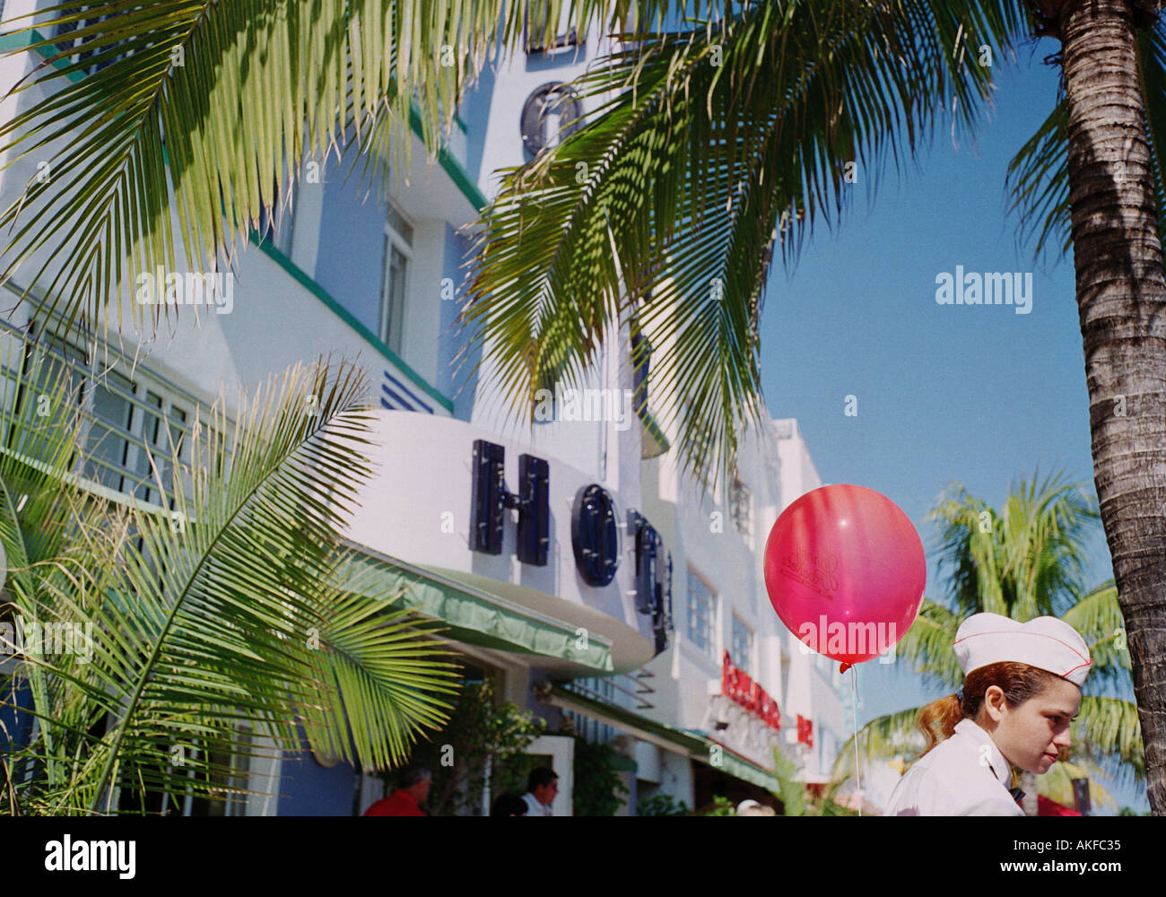 Red balloon Miami Florida USA Stock Photo - Alamy