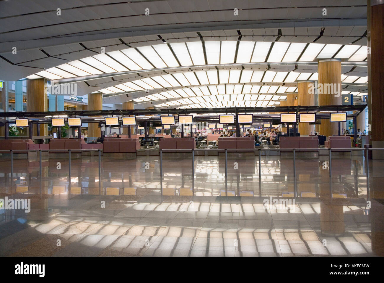 Interiors of an airport Stock Photo - Alamy